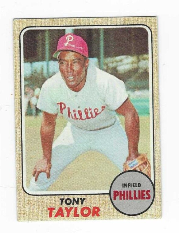 1968 TOPPS TONY TAYLOR #327 PHILADELPHIA PHILLIES | eBay