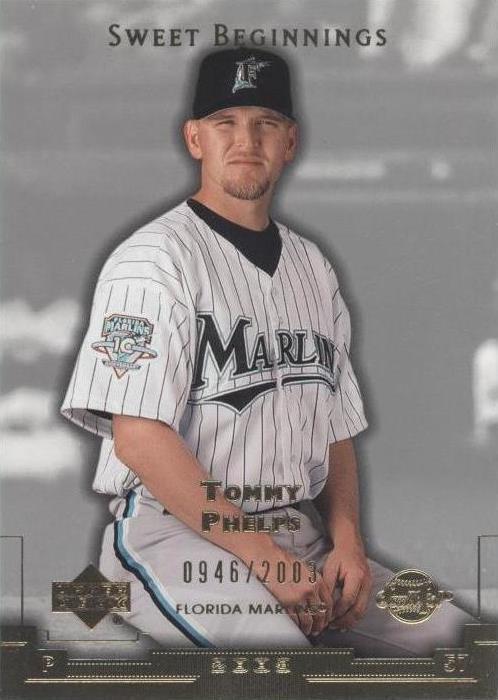 2003 Upper Deck Sweet Spot - Sweet Beginnings Tommy Phelps #161 /2003 ...