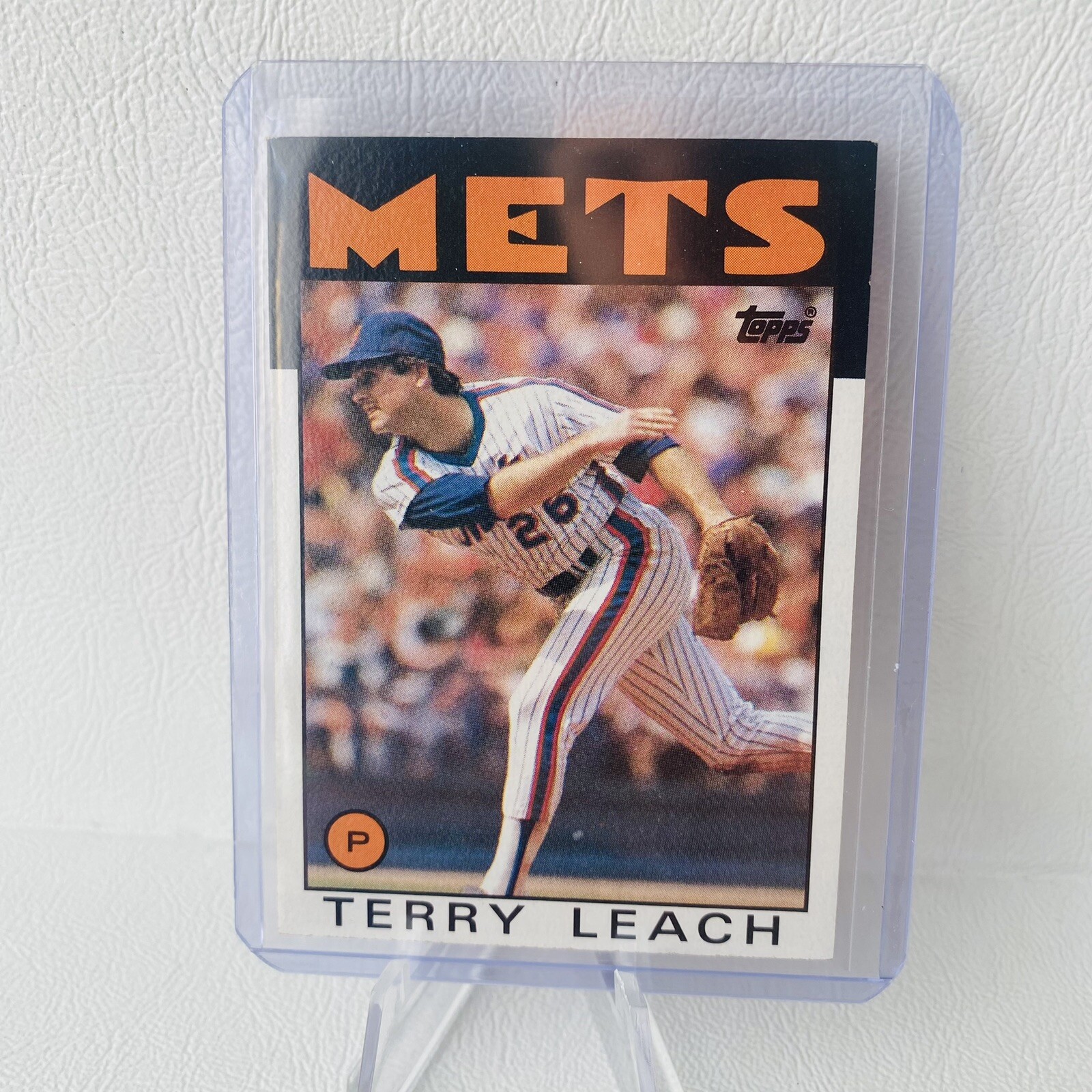 1986 Topps Terry Leach #774 New York Mets (NM) | eBay