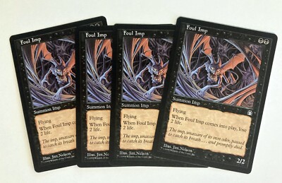 Foul Imp (4) Stronghold NM MTG Magic the Gathering | eBay