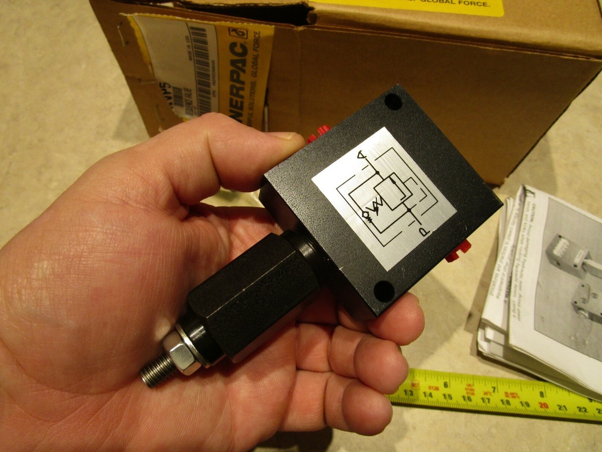 Enerpac Hydraulic Sequence Valve 5000 Psi 16 Gpm 2way