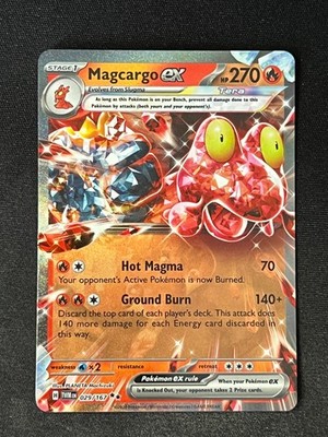 Pokemon TCG - Magcargo ex - 029/167 - Double Rare - Twilight Masquerade ...