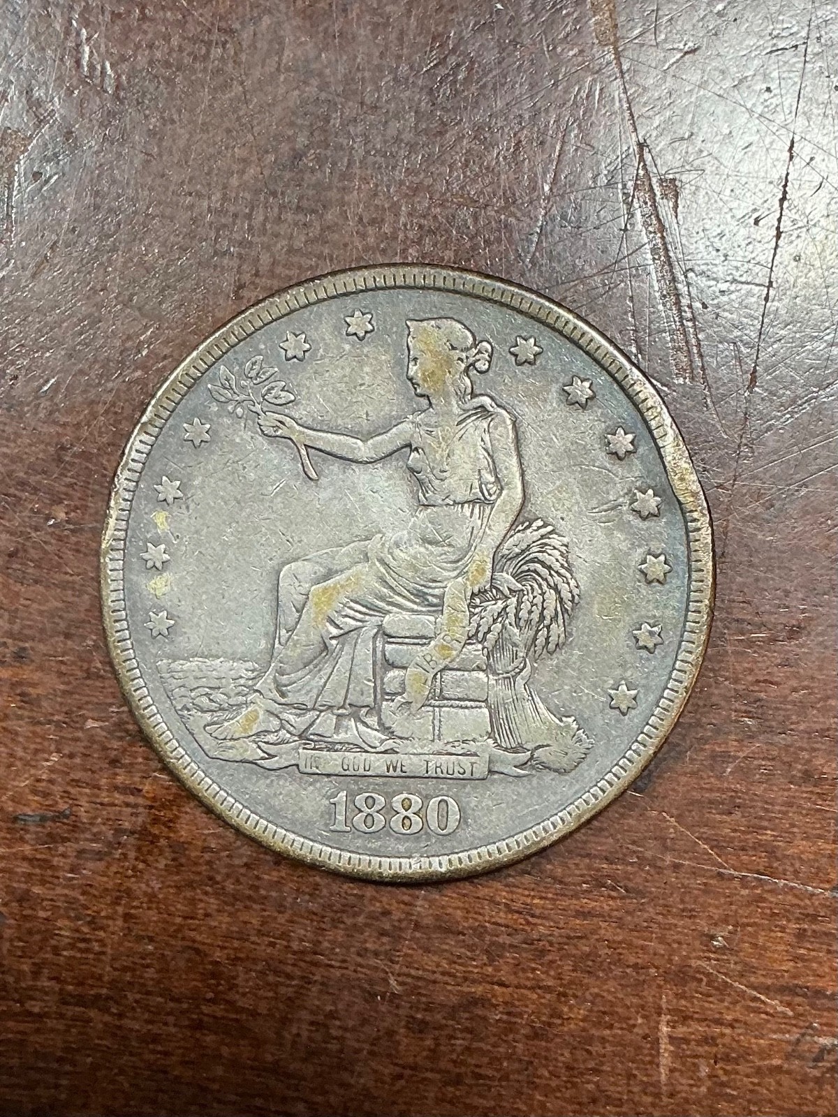 1880 PROOF TRADE DOLLAR VF SMALL RIM HIT RARE DATE PROOF ONLY ISSUE | eBay