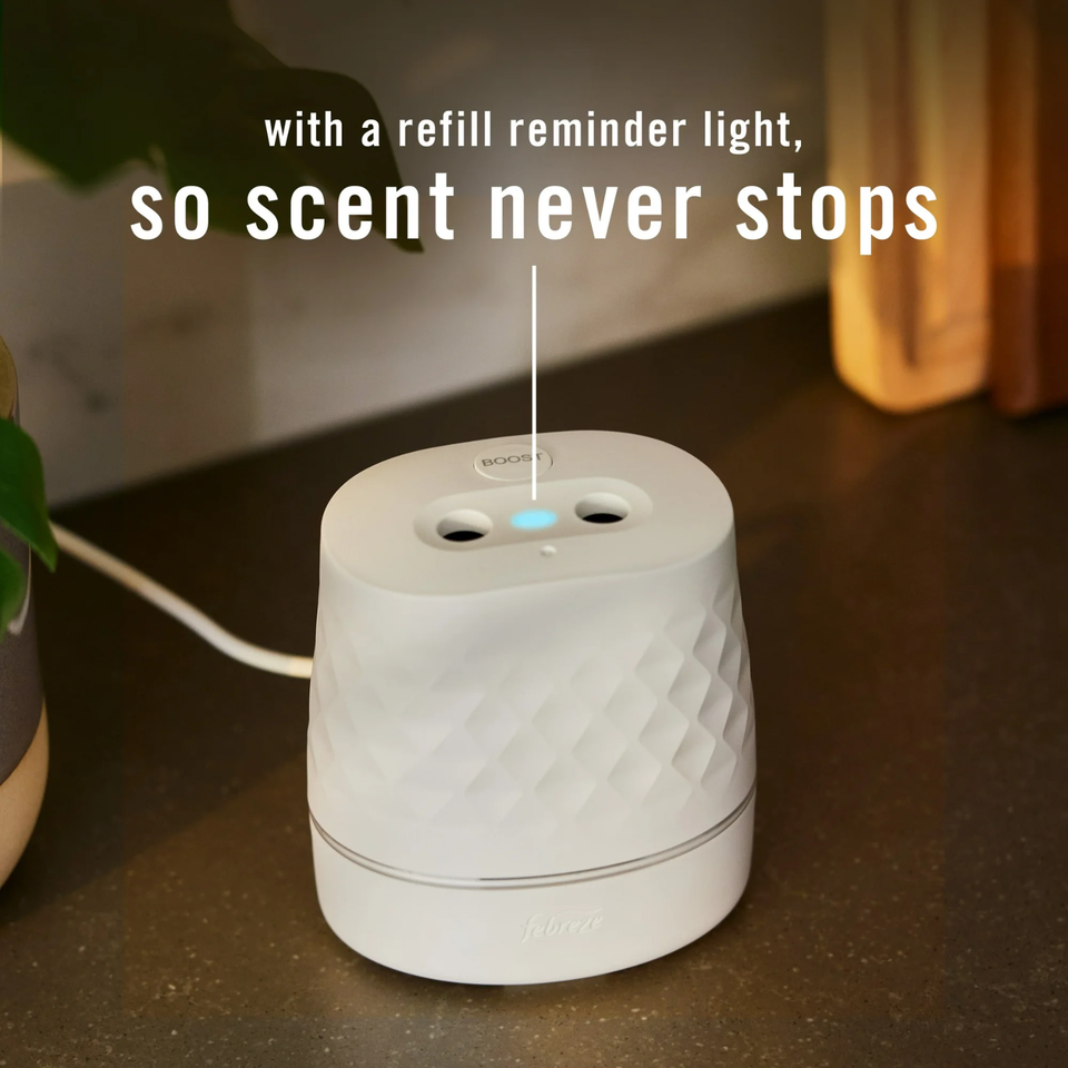 Febreze PLUG Scent Booster Continuous Scent Device Oil Diffuser,Warmer ...