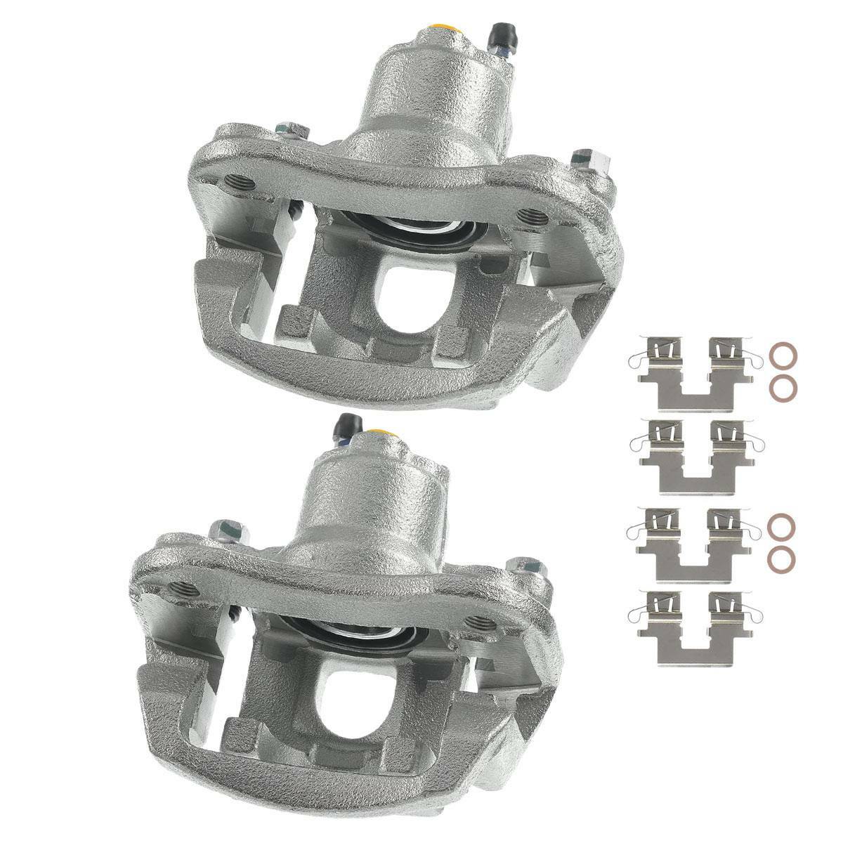 2x Rear Side Brake Calipers w/ Bracket for Toyota Highlander Lexus ...