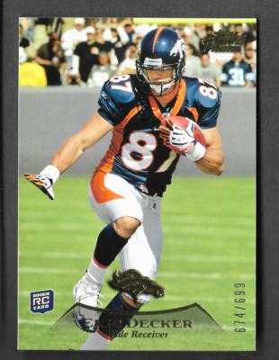 Eric Decker Png Eric Decker #258 Topps 2010 Football Card (Denver