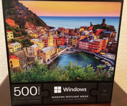 Windows Spotlight Series "LIGURIA, ITALY" 500-Piece Puzzle, 2023, 18" x ...