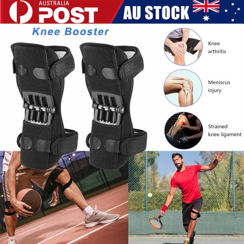 1 PAIR Power Spring Knee Pads Brace Leg Support Rebound Lift Stabilizer ...