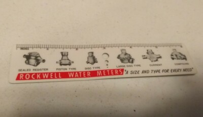 Vintage Rockwell Manufacturing Co Water Meters Pittsburgh PA ...