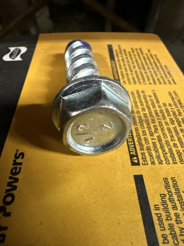 Powers Wedge-Bolt Anchor 1/2" x 2", #07240, 50 pc. New - Box Opened | eBay