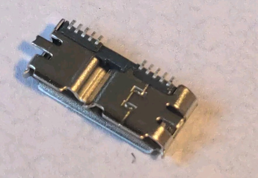 MICRO-B FEMALE , Micro USB 3.0 B Type Female Socket DIP2 10pin USB ...