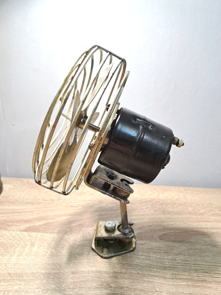 VINTAGE Truck METAL BLADE FAN 24V HOT ROD hot rad Wagon Dash Column ...