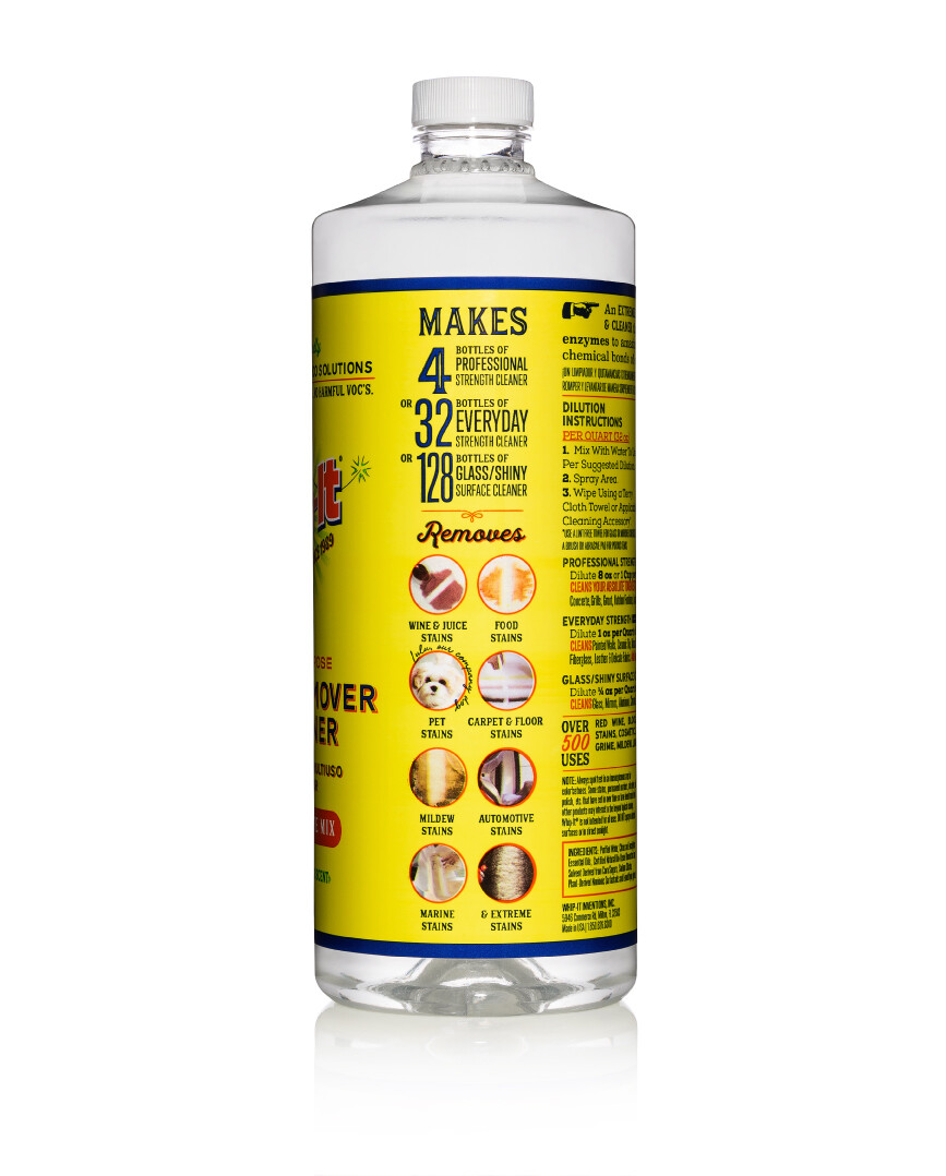 Amazing Whip It Cleaner Multi Purpose Stain Remover Concentrate ...
