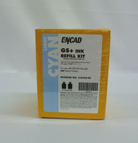 ENCAD Kodak GS+ Ink Refill Kit LIGHT CYAN Novajet 800 Printers (216435 ...