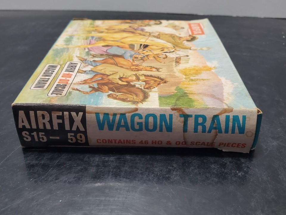 Airfix Wagon Train Wild West Pioneer 1:72 Scale HO/OO 46pc Plastic Model Soldier | eBay