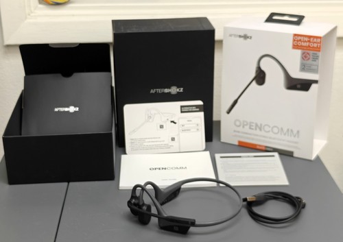 AFTERSHOKZ OPENCOMM original bone conduction headset - MICROPHONE NOT ...