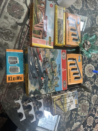 N Scale Lot Vintage Estate Sale Manual Turntable Bridges Miscellaneous ...