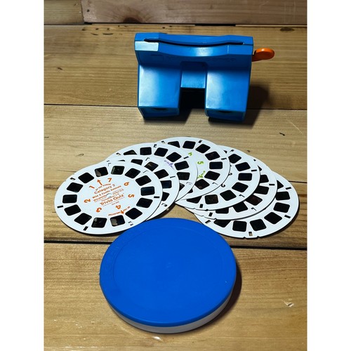 VTG Viewmaster blue model G View Master Viewer Toy Stereoscope w/ 7 ...