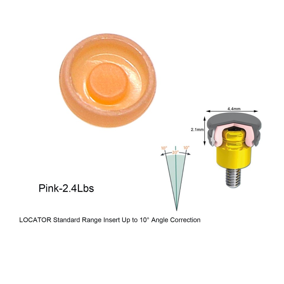 US Dental Overdenture Locator Abutment Implant Retention Cap Standard ...