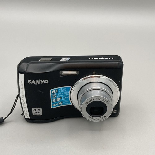 Sanyo Digital Camera VPC-S880 Black Non-Working/For Parts | eBay