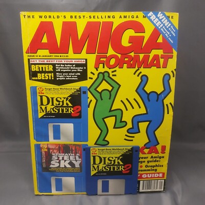 Amiga Format Issue 55 Magazine 1994 Including Disk Master 2 Cover Disk ...