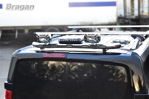 Rear Roof Bar + LED + Spots + Flashing Beacon To Fit Fiat Scudo 1995 ...