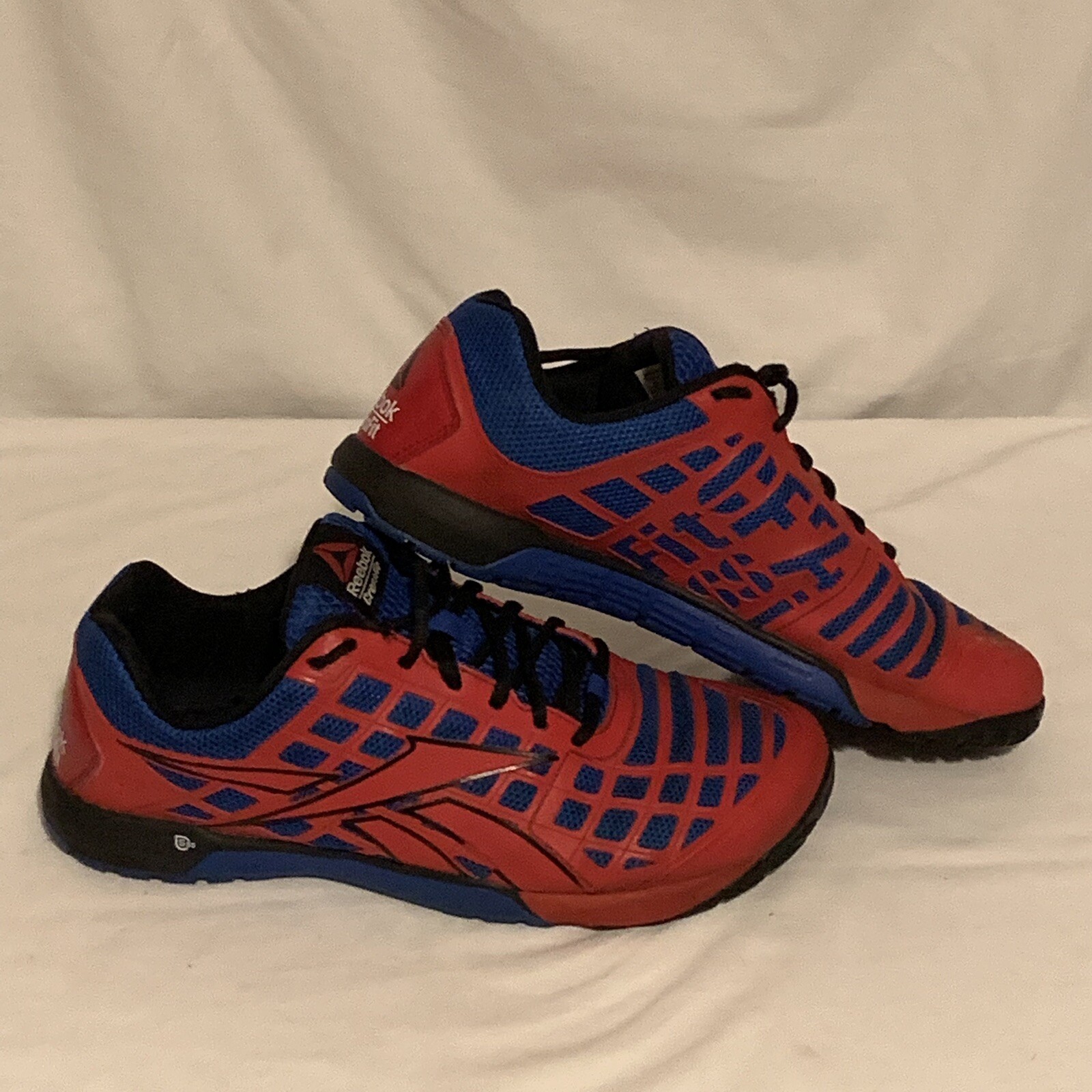 Reebox Cross Fit GF7 023501 214 Red And Blue Size 8.5 - Gem