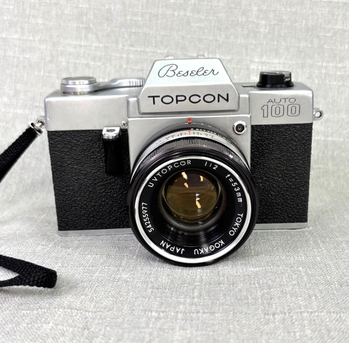 Vtg Beseler Topcon Auto 100 Camera Lens UV Topcor 53mm for PARTS REPAIR ...