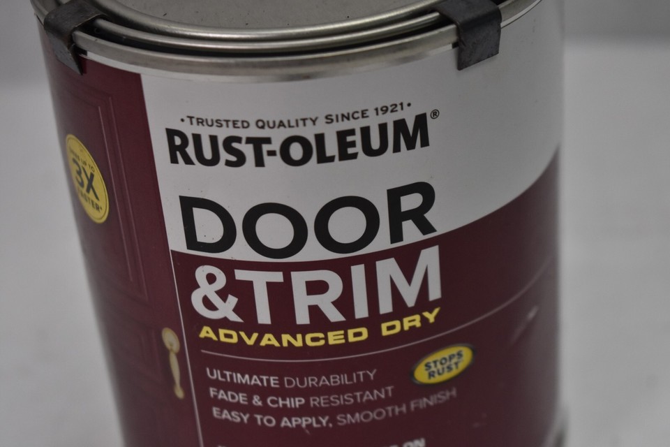 Rust-Oleum Door & Trim Advanced Dry Satin Cranberry 1qt Canister Rust ...