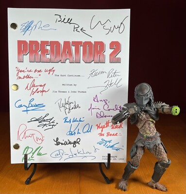 Predator 2 Script Signed- Autograph Reprints - Full Script - 108 Pages ...