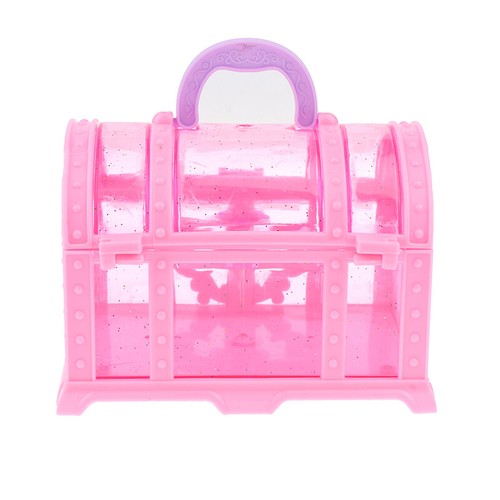 Treasure Box Mini Jewelry Storage Case Little Girls Makeup Gift ...