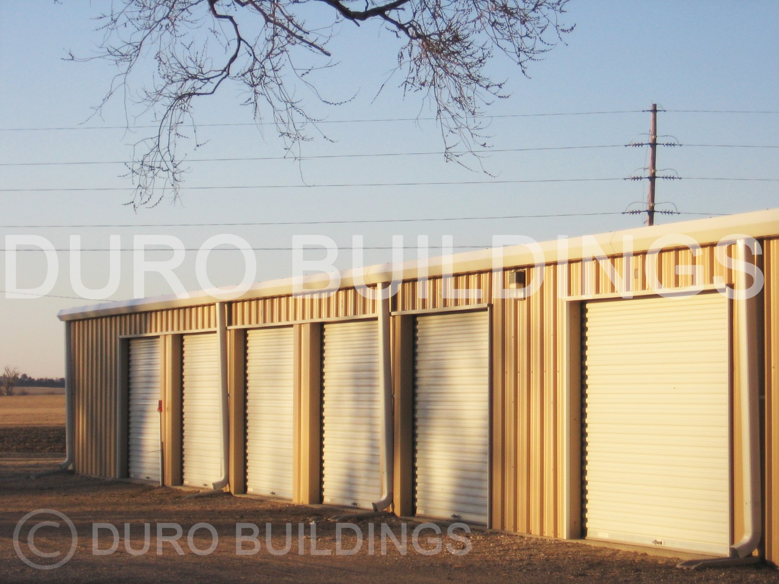 DURO Steel Mini Self Storage Building 30'x100'x8.5' & 20 Units & 20 ...