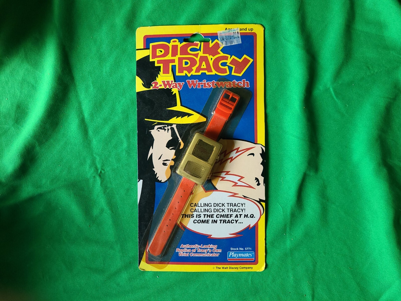 Dick Tracy 2 Way Wrist Watch Playmates Walt Disney 1990 Wristwatch NOS ...