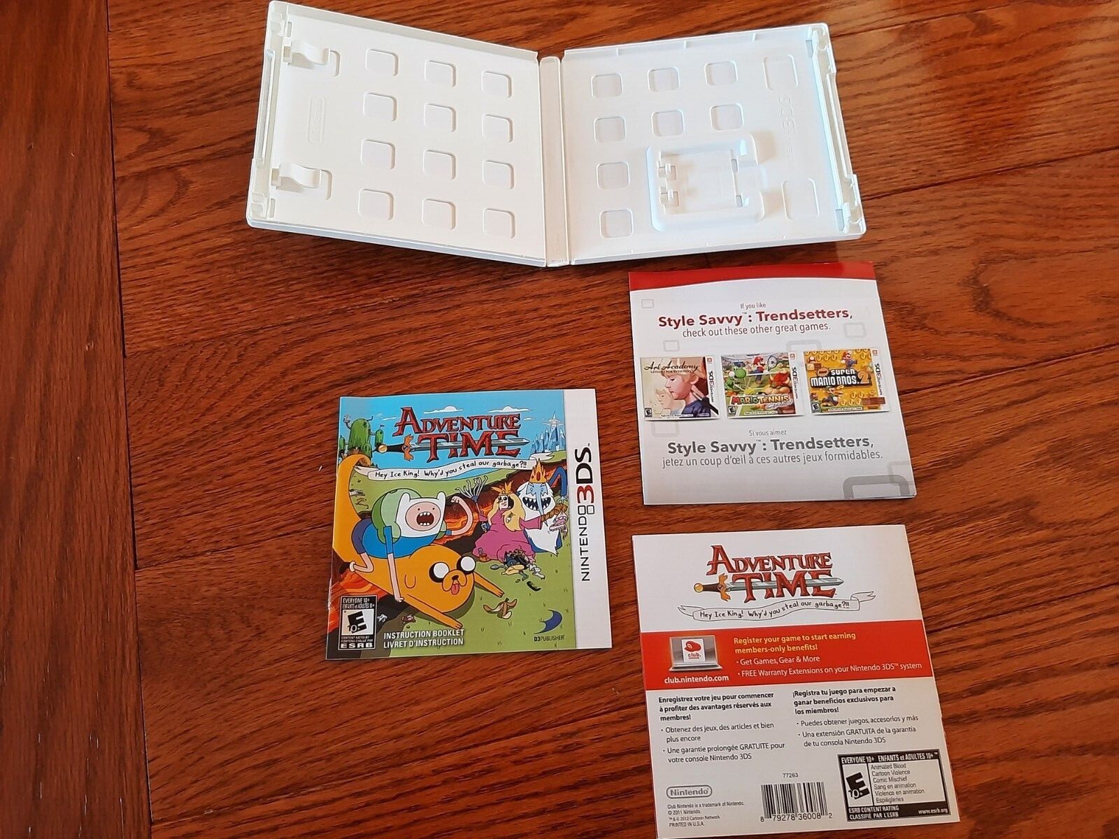 Adventure Time 3ds Case and Manual Only No Game 879278360082| eBay