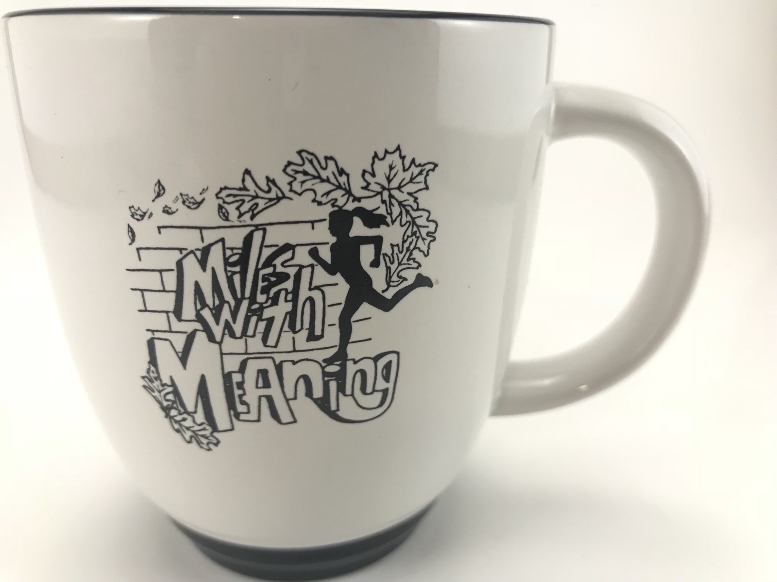 M Ware Sports Coffee Tea Cup Mug With A Runner Running Female Printed ...
