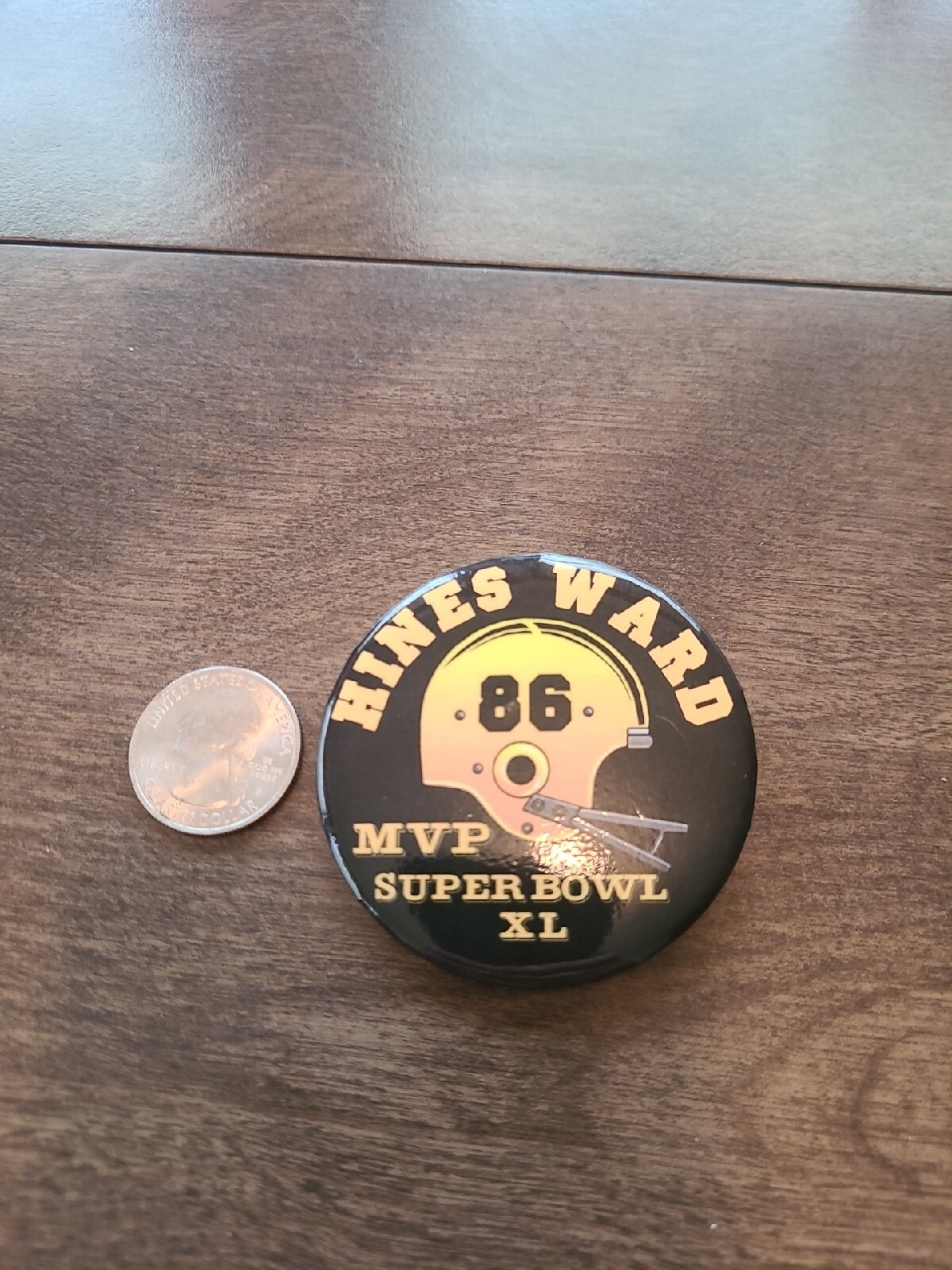 Nice Hines Ward #86 Superbowl XL MVP Pin. | eBay