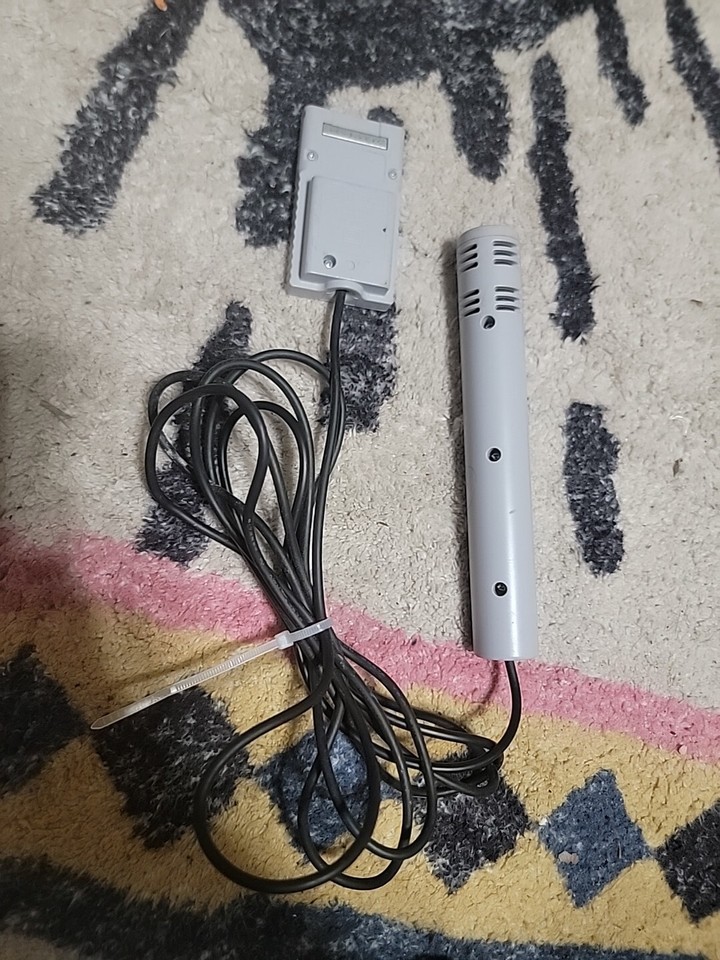 Nintendo GameCube Microphone Gray DOL-022 OEM Authentic Genuine Mic ...