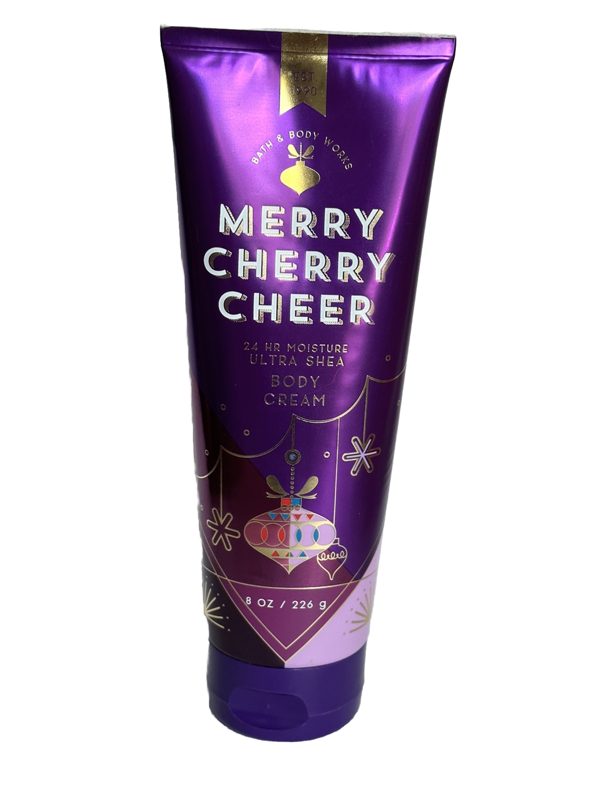 1 BATH & BODY WORKS Merry Cherry Cheer MOISTURE ULTRA SHEA BODY CREAM 8 ...