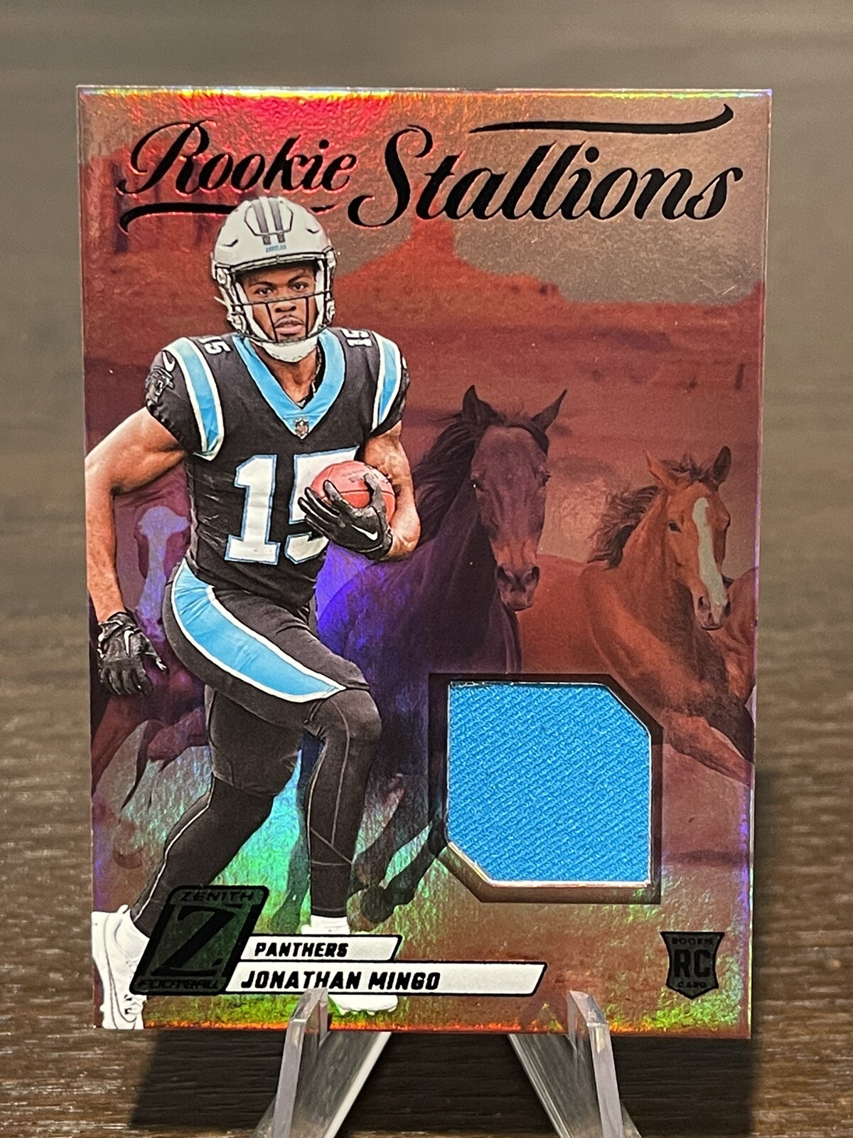 2023 Panini Zenith Jonathan Mingo RC Rookie Stallions Jersey - Panthers ...