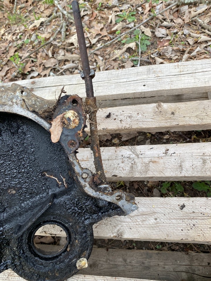 1965 Ford Fairlane 289 V8 engine motor front timing chain cover VERY ...