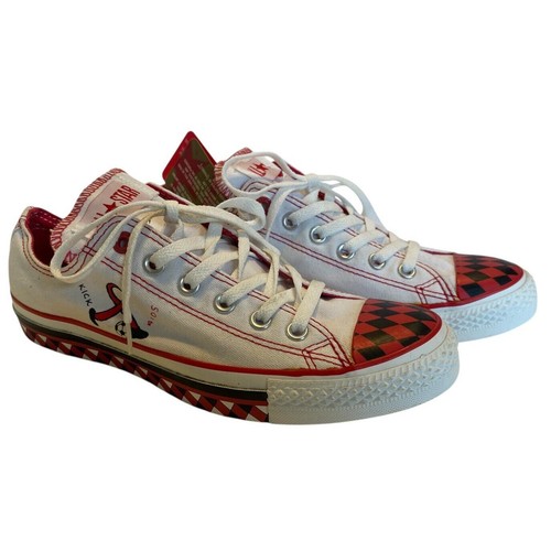 Converse Rainbow (Red) AIDS Awareness All Star Low Top Womens 9 Men's ...