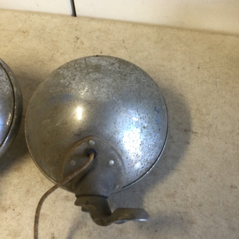 Vintage Automobile car Fog Light lamp GE With Brackets Hot Rat Rod ...