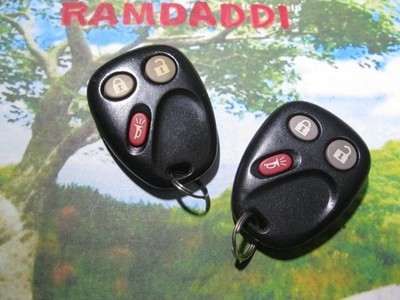 2 NICE 100% OEM Set GM 15186200 & 15186201 Fob Remote Transmitter ...