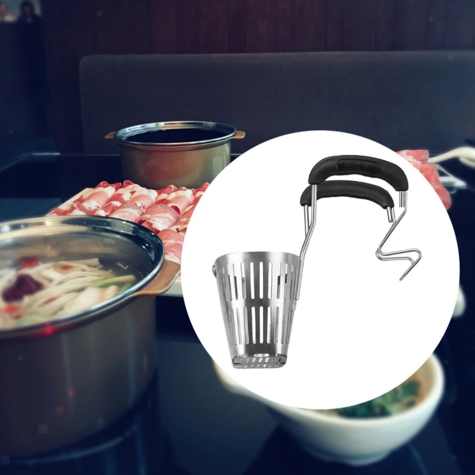 Hot Pot Mesh Net Sieb Mesh Skimmer für Gemüse Kartoffelchips Ravioli ...