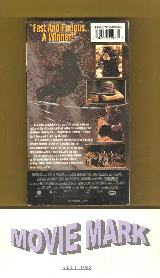 DEATH MACHINES 1976 VCI Home Video vhs & BONUS Surviving the Game BRAND ...
