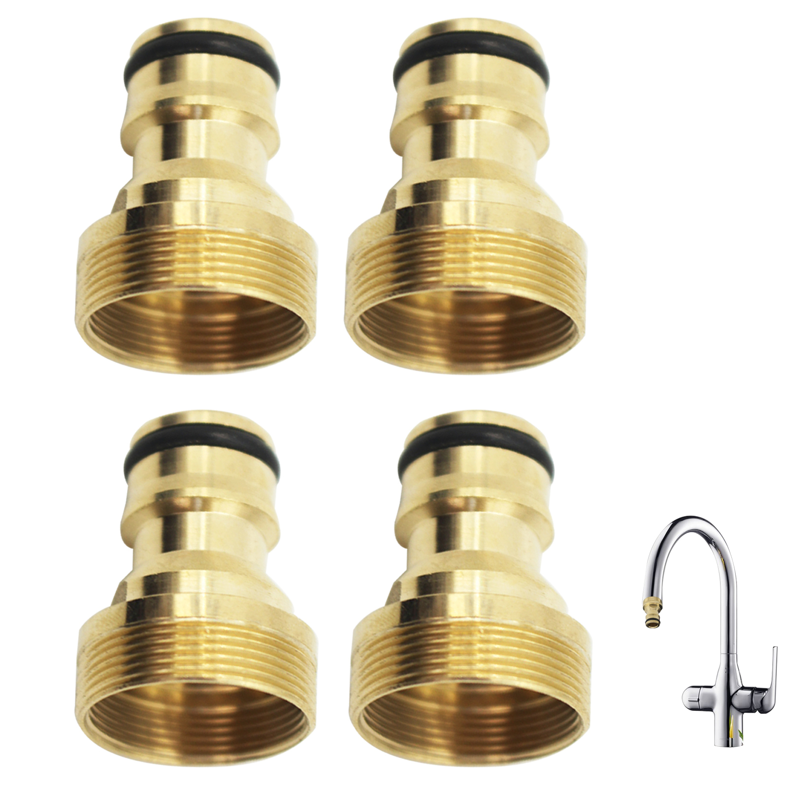 Mixer Tap Kitchen Sink Hose Pipe Brass Tool Faucet Connector Fitting ...