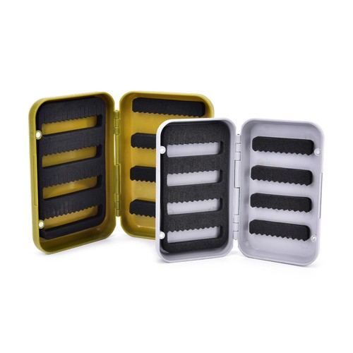 waterproof fishing tackle box double side foam fly fishing lure bait ...