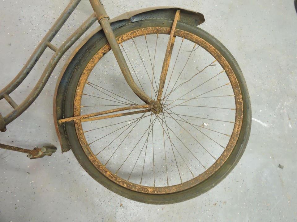 Elgin vintage FUNKY chain-guard bicycle, skiptooth, step thru, fenders ...