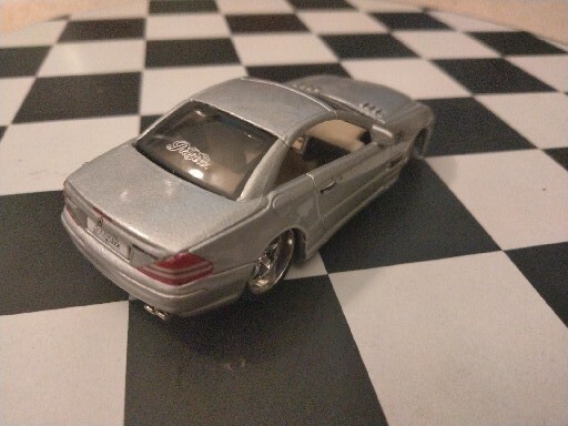 1/64 Maisto Players Mercedes Benz Sl55 AMG Silver Diecast Car | eBay