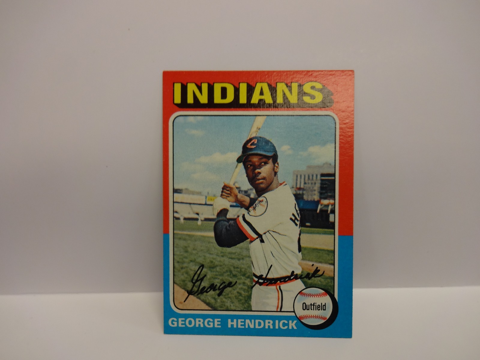 1975 Topps Baseball George Hendrick Cleveland Indians Card #109 | eBay